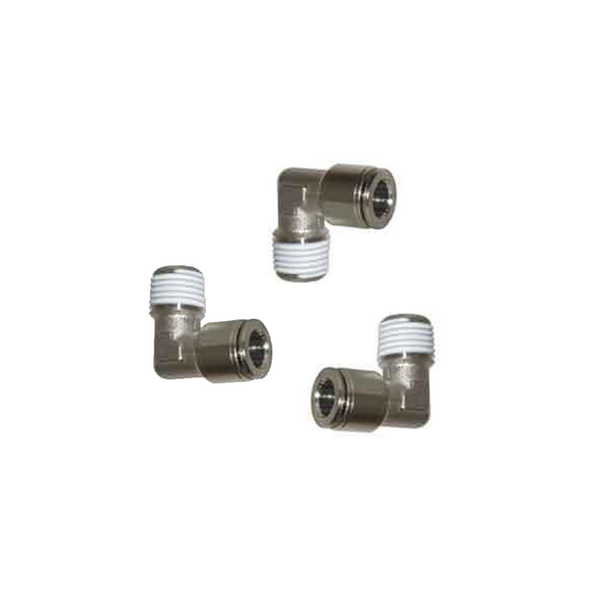 Male Elbow Quick Connect 1/4 x 1/8 NPT | 3-Pack NON Swivel – Air Filter ...